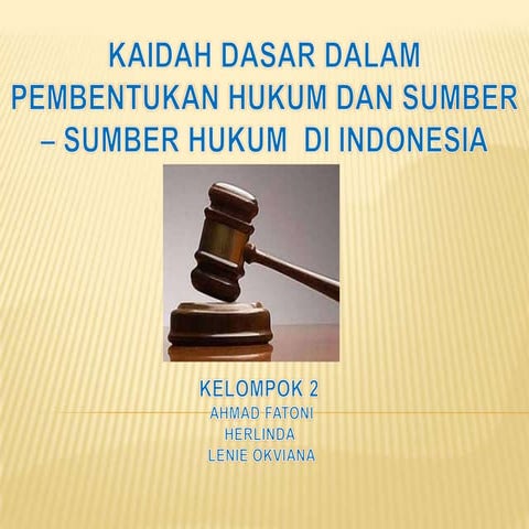 Kaidah Hukum | PPTX