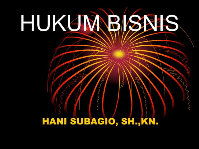 Presentation1.pptx ppt hukum perusahaan. | PPTX