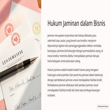 Hukum-Jaminan-dalam-Bisnis-hukum-jaminan | PPT