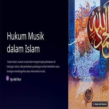 Hukum-Musik-dalam-Islam............................... | PPTX