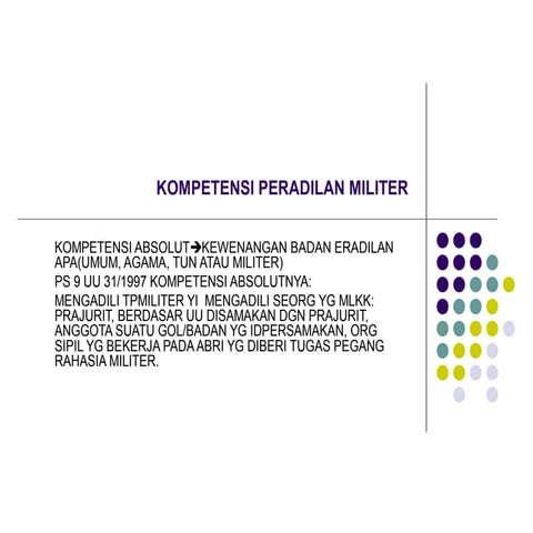 Hukum peradilan-militer | PPT