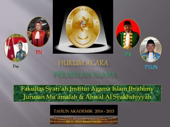 Hukum acara peradilan agama | PPT