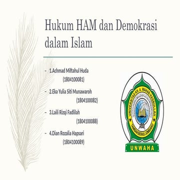 Hukum HAM dan Demokrasi dalam Islam klm.4 fix.pptx