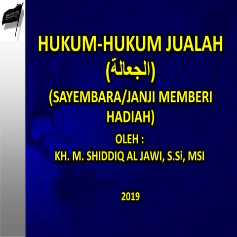 15 HUKUM JU'ALAH | PPSX