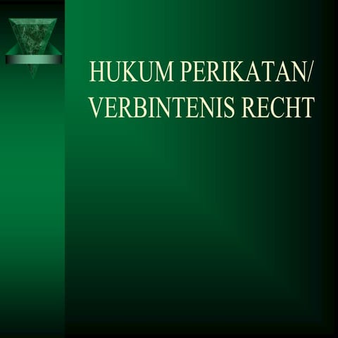 Hukum Perikatanppt 