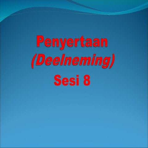 Hukum Pidana Sesi 8 Deelneming mata .ppt