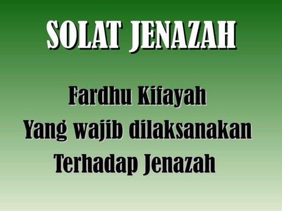Solat Jenazah | PPTX