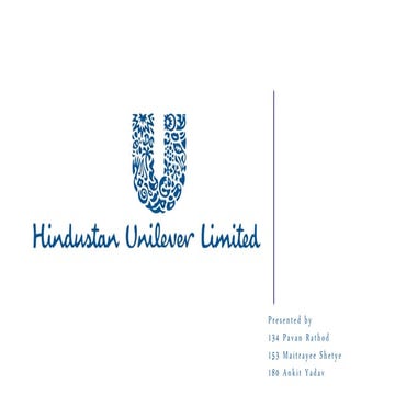 Hindustan UniLever | PPT