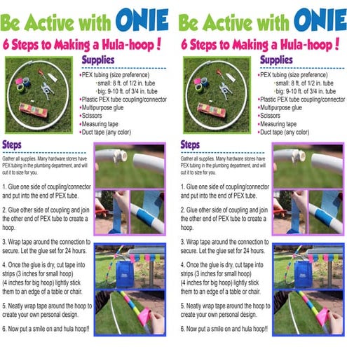 Hula Hoop DIY Instructions | PPT