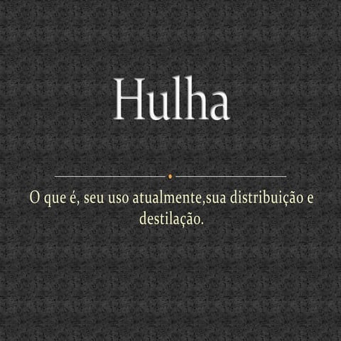 Hulha | PPSX