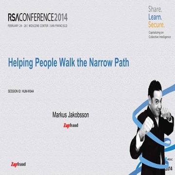 Helping People Walk the Narrow Path | PPT