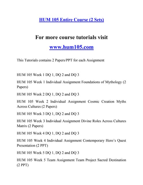 HUM 105 Learn/newtonhelp.com