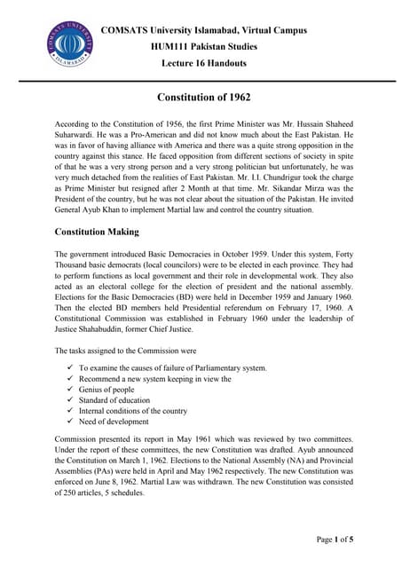 Causes of Failure of Muhammad Ayub Khan Regime.pptx | Elections | Politics