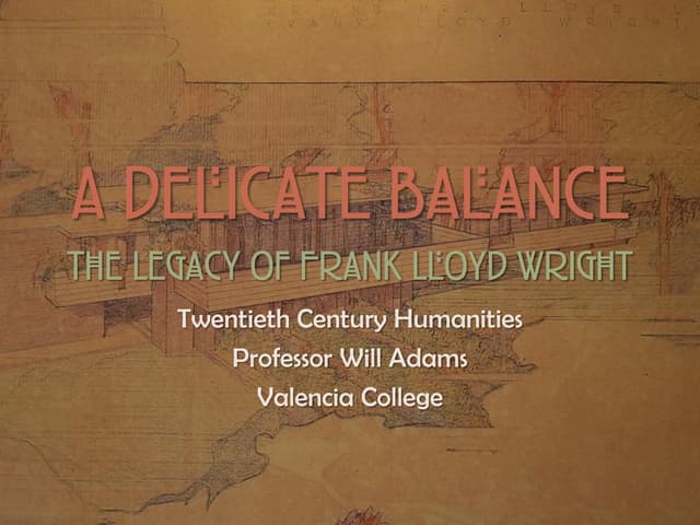 Frank lloyd wright | PPTX