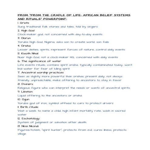 Jewel's Ratana faith | PPT