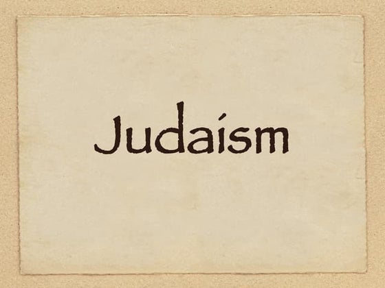 7 characteristics of judaism | PPTX