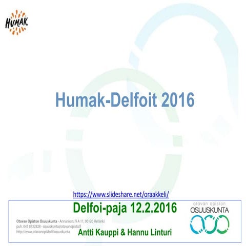 Humak 2016 | PPT