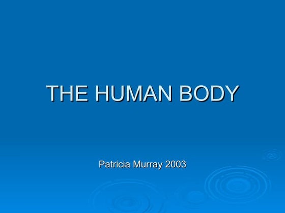 Human Body System Ppt