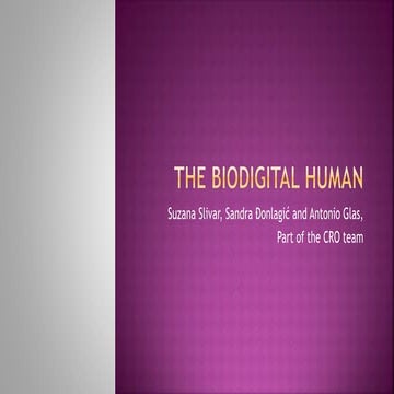 Human body digital ppt | PPTX
