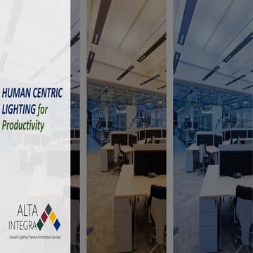 Human Centric Lighting for Productivity | PDF