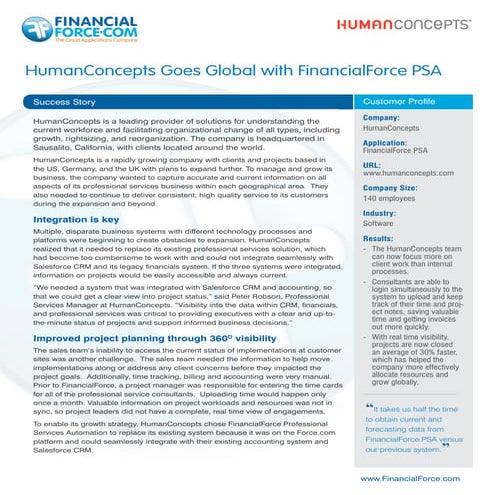 FinancialForce Billing Case Study: Seagate - enterprise biz | PDF