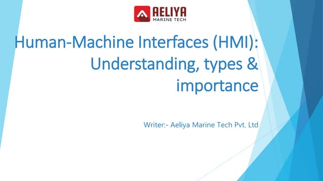Understanding (Human Machine Interface): A Simple Guide | PDF