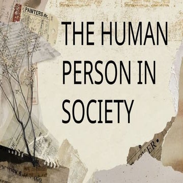 human-person-and-their-society-Philosophy | PPTX