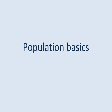 Human population | PPTX