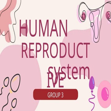 Natural Sciences Grade 9 Human reproduction | PPTX