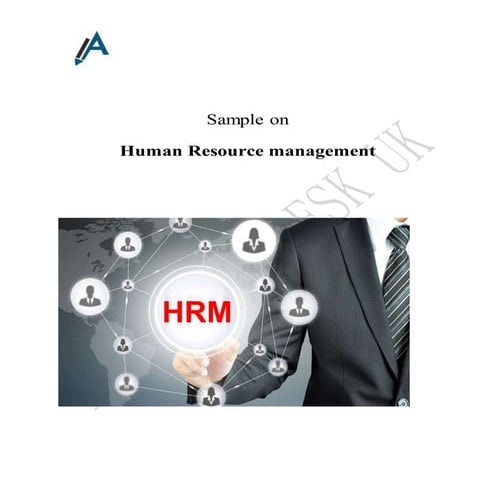 Human Resource Sample from Assignment Desk | DOCX