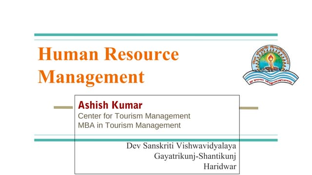 Human resource management | PPT Human resource management | PPT
