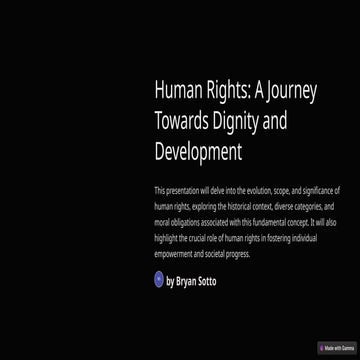 Human Rights Presentation | PPT