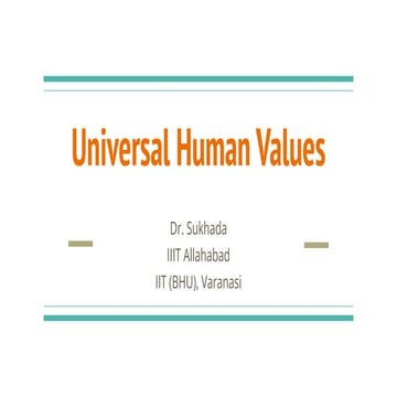 human values PPT for students to read and score | PDF