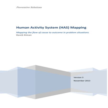 Human Activity System (HAS) Mapping | PDF