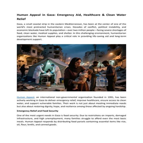 Gaza Emergency Relief Urgent Humanitarian Aid, How to Help & Crisis ...