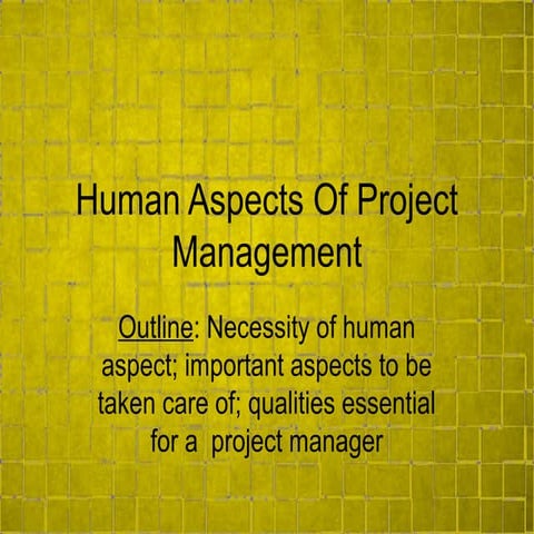 Human aspects of_prj_mgmt-unit_iv-part_3 | PPT