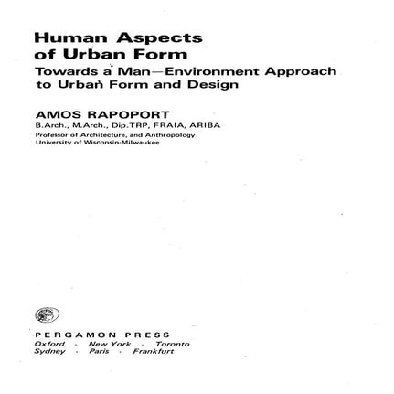 Human aspects rapoport | PDF