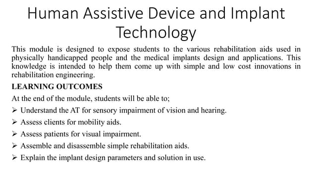 Assistive devices - Used in moving and lifting patients | PPTX