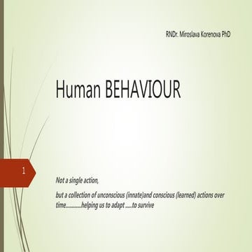 Human behavior | PPT