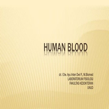 HUMAN BLOOD S2 the description of how human blood works | PDF