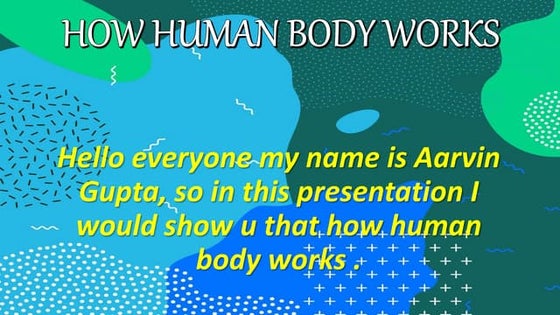 The human body systems for kids (year 6 - revision) | PPT