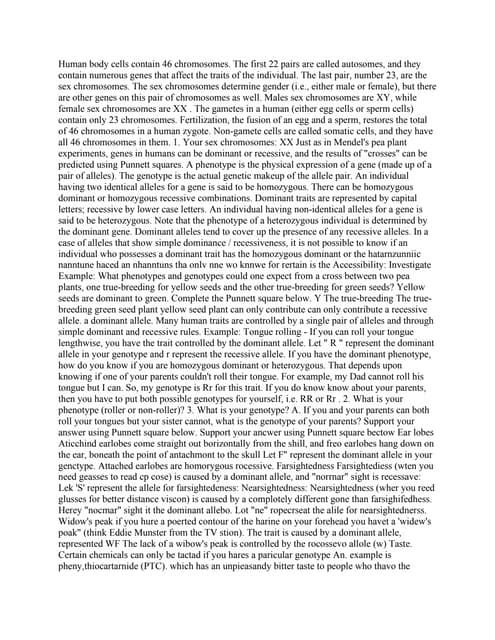 Patterns Of Inheritance Pptx