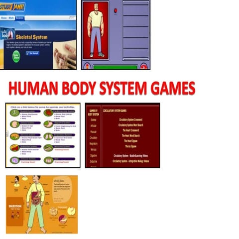 Human body system games | PPTX