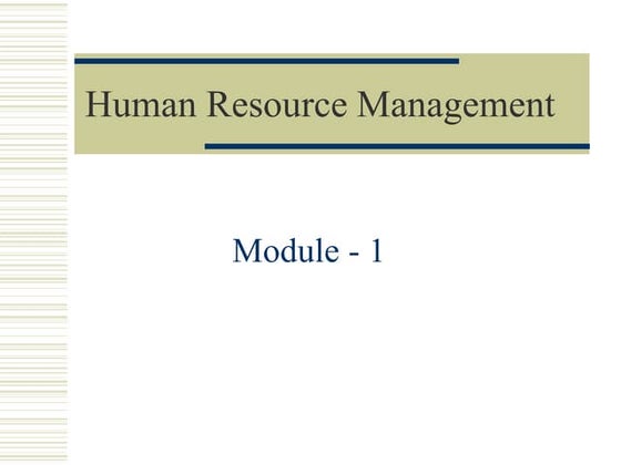 Human Capital Management | PPTX | Human Resources | Business