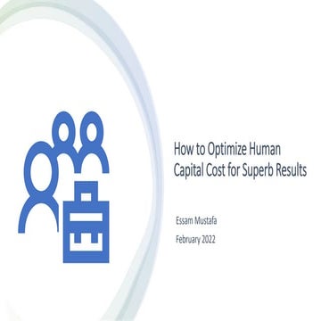 Human capital cost optimization | PPT