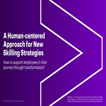 Human Centered Approach for New Skilling Strategies | PDF