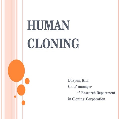 Human Cloning | PPT