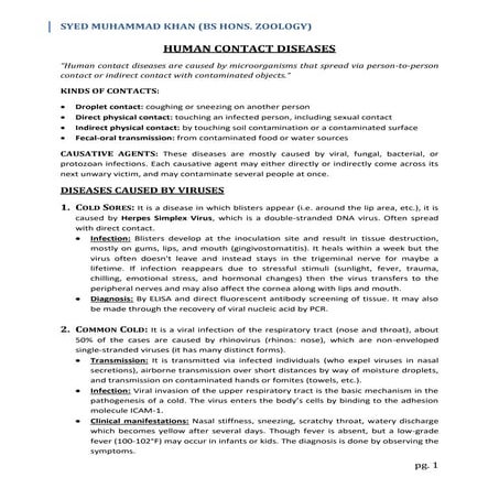 Communicable diseases and causative agents- a detailed chart | PPTX