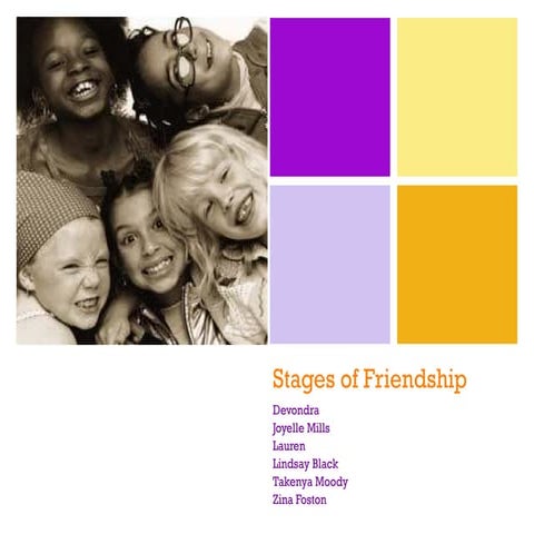 The Stages of Friendship | PPT