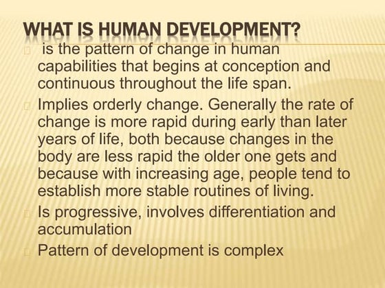 Stages of development | PPTX